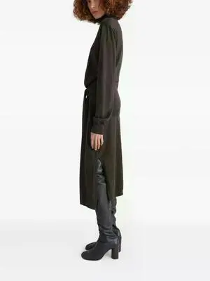 LEMAIRE Tie-waist Knitted Dress - Brown