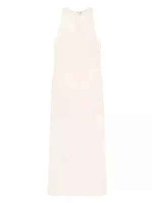 TOTEME Crinkled Scoop Neck Dress
