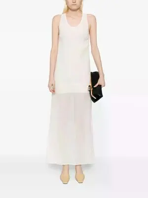 TOTEME Crinkled Scoop Neck Dress