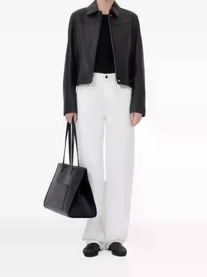 Loulou De Saison Collared Leather Jacket