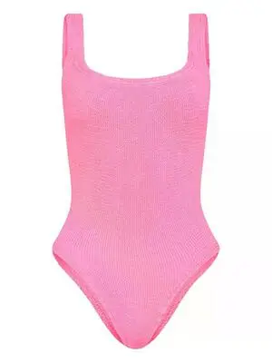 Hunza G Square-Neck Swimsuit Pink