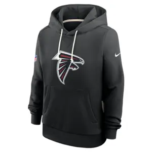 Nike Atlanta Falcons Sideline Dri-fit Nfl Pullover Hoodie - Black