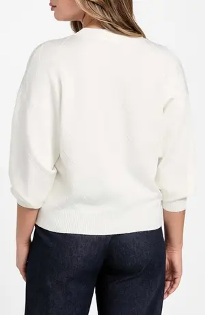MARCIANO Textured Knit Cardigan