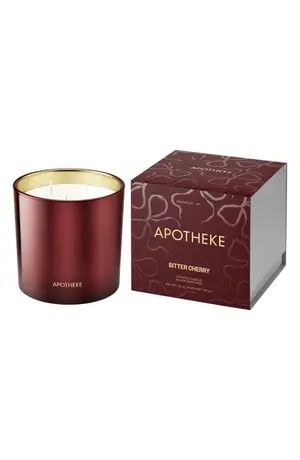 APOTHEKE Bitter Cherry Three-wick Scented Candle - Dark Red
