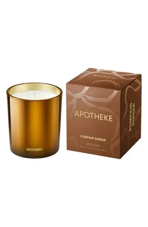 APOTHEKE Pumpkin Ginger Classic Scented Candle - Rust/copper
