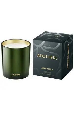APOTHEKE Juniper Birch Classic Scented Candle - Medium Green