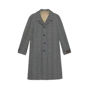 Gucci Houndstooth Overcoat