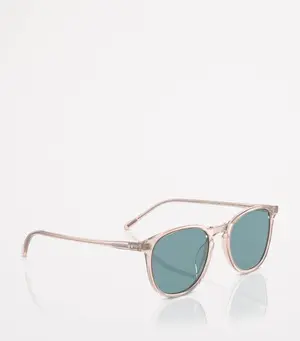 Oliver Spencer Finley 1993 Sun Round Sunglasses - Red