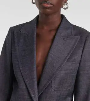 JOSEPH Cassini Wool And Cotton Blazer