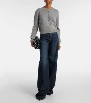 Khaite Everheart Cashmere Cardigan - Grey
