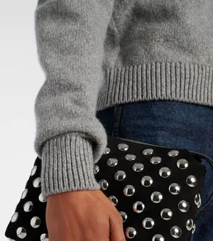 Khaite Everheart Cashmere Cardigan - Grey