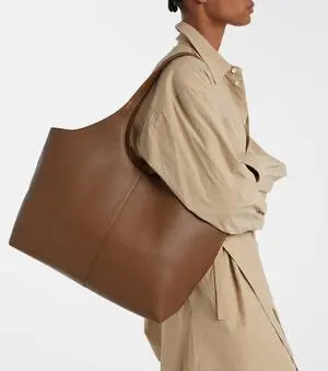 AESTHER EKME Cabas Supple Xl Leather Tote Bag
