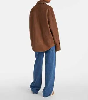 AMI Paris Suede Overshirt