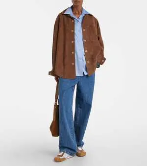 AMI Paris Suede Overshirt
