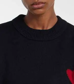 AMI Paris De Coeur Virgin Wool Sweater