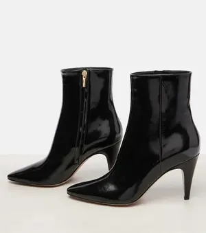 GIANVITO ROSSI Patent Leather Ankle Boots