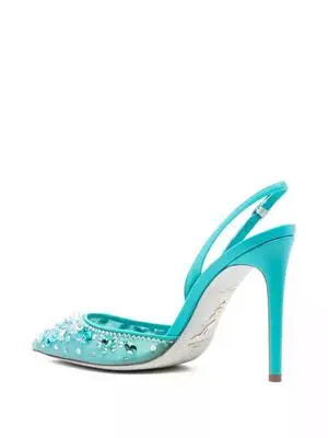 Rene Caovilla 110mm Cinderella Slingback Pumps