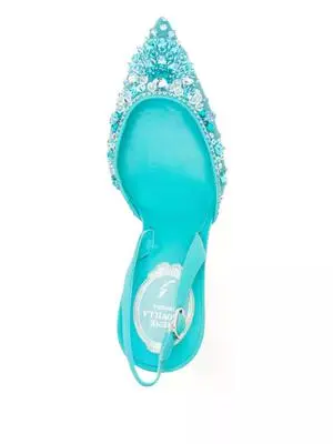 Rene Caovilla 110mm Cinderella Slingback Pumps