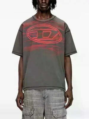 DIESEL® T-boxt-t5 Logo-print T-shirt - Grey