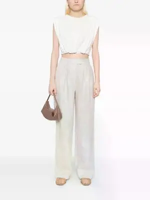 Posse Louis Straight-leg Trousers - Neutrals