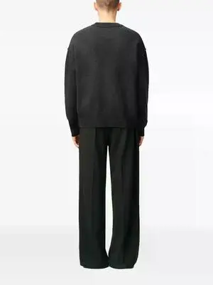 AMI Paris De Coeur Crewneck Wool Sweater
