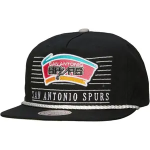 Mitchell & Ness San Antonio Spurs Ascend Deadstock Snapback Hat - Black