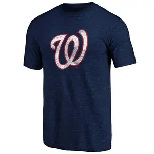 Profile Washington Nationals Big & Tall Distressed Logo T-shirt