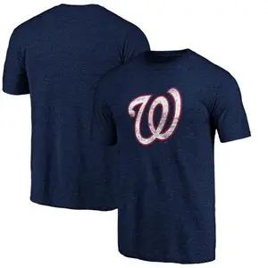Profile Washington Nationals Big & Tall Distressed Logo T-shirt
