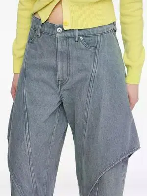 JW Anderson Panelled Straight Leg Trousers - Grey