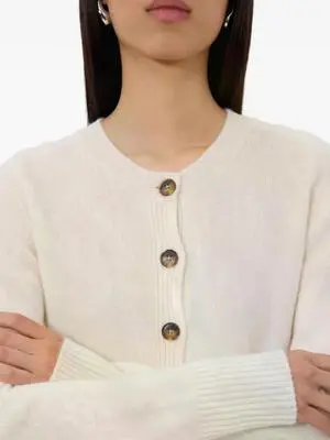 Loulou De Saison Ribbed Cashmere Cardigan
