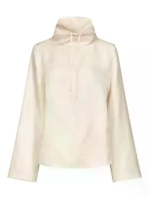 Loulou De Saison Cyna Drawstring-neck Top