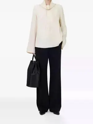 Loulou De Saison Cyna Drawstring-neck Top