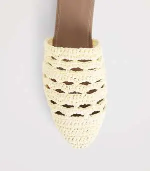 RAMLA Raffia Mules