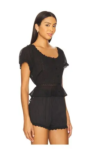 Rixo Sandi Top - Black