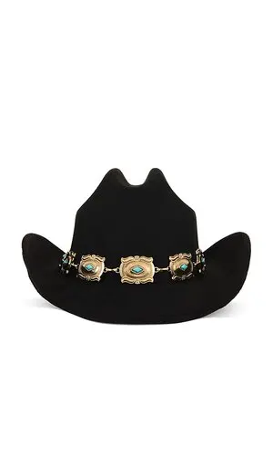 8 Other Reasons Violet Cowboy Hat - Black