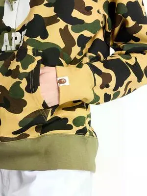 A BATHING APE Camo-print Hoodie