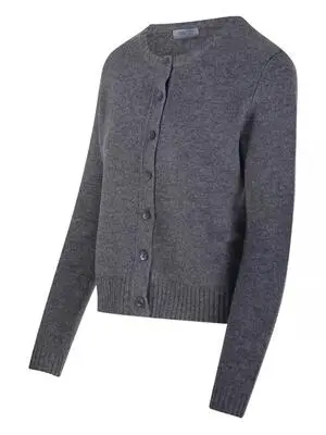 BEYOU Button-front Cardigan - Grey