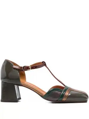 Chie Mihara 60mm T-bar Block-heel Pumps