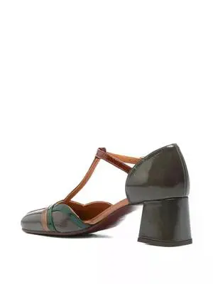 Chie Mihara 60mm T-bar Block-heel Pumps