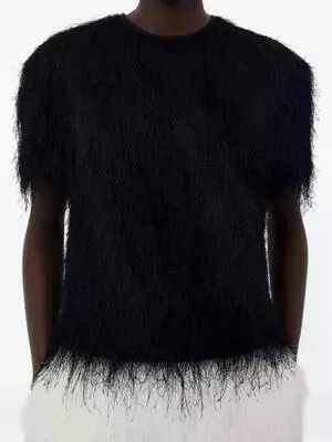 Loulou De Saison Zaro Fringed Short-sleeve T-shirt