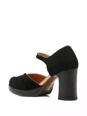 Chie Mihara 80mm Suede Heeled Pumps