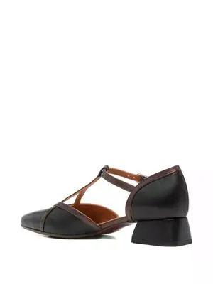 Chie Mihara 35mm Leather T-bar Pumps