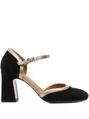 Chie Mihara 85mm Ankle-strap Block-heel Pumps