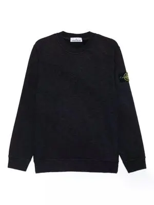 Stone Island Cotton Sweatshirt With Patch Pocket