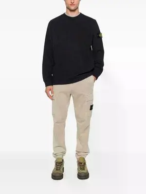 Stone Island Cotton Sweatshirt With Patch Pocket