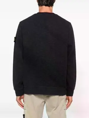 Stone Island Cotton Sweatshirt With Patch Pocket