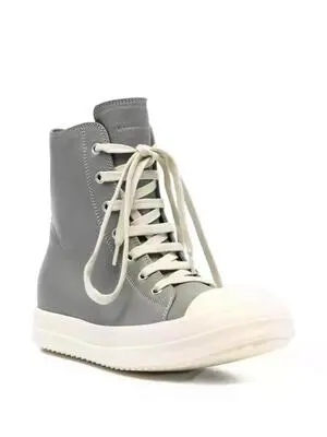 Rick Owens Hollywood Leather High-top Sneakers