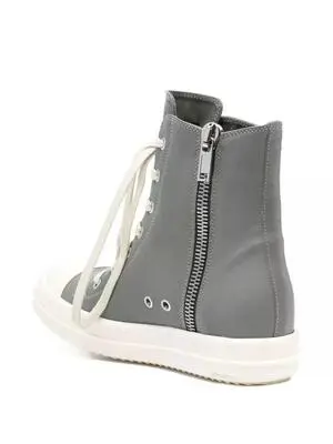Rick Owens Hollywood Leather High-top Sneakers