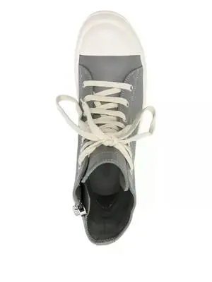 Rick Owens Hollywood Leather High-top Sneakers