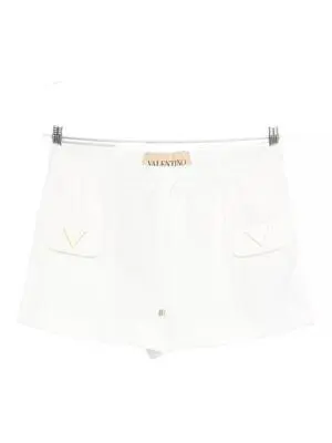 Valentino Garavani Pocket-detail Drawstring Shorts - White